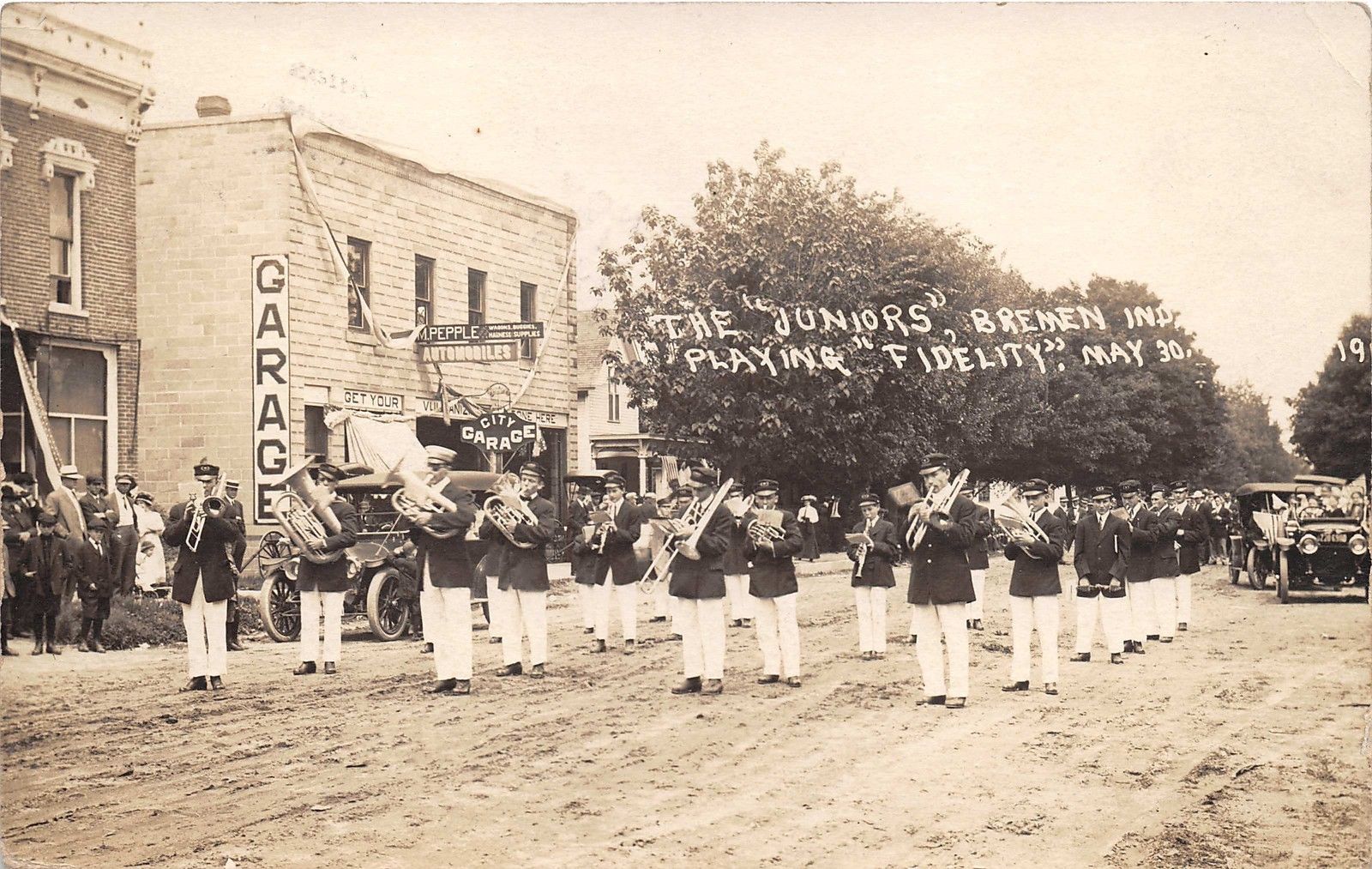 Junior Band – 1919 – front – Historic Bremen
