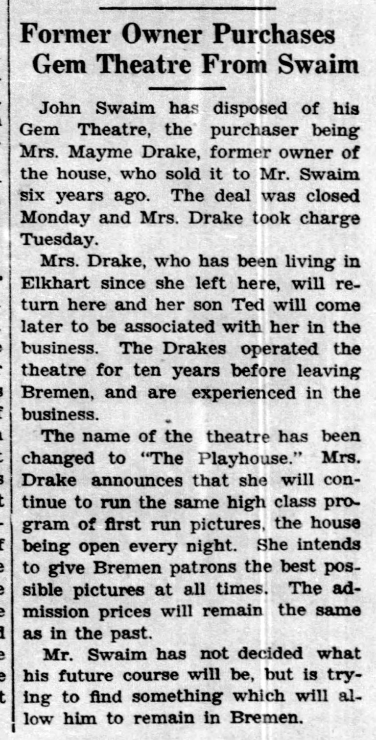 The long history of the Bremen movie theater – Historic Bremen