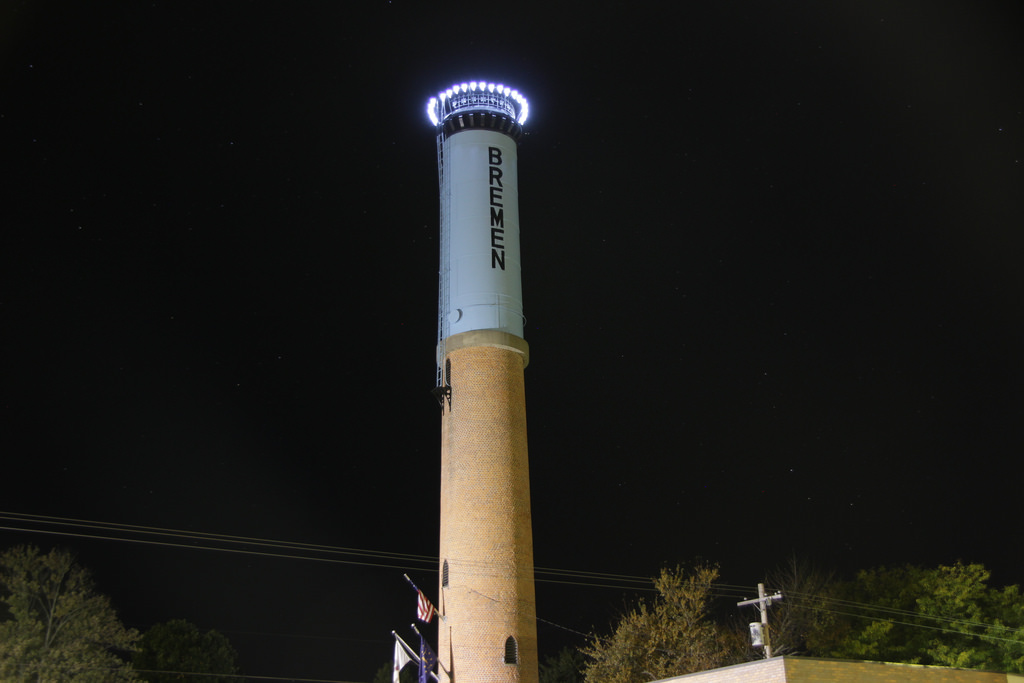 standpipe night – Historic Bremen