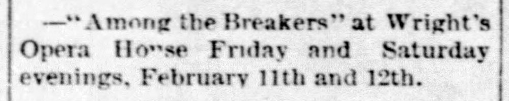 1887 – play – Enquirer – 5 Feb 1887 – Historic Bremen