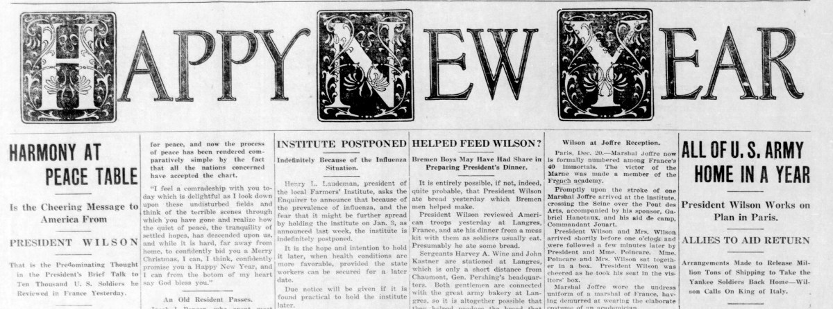 1918: Happy New Year – Historic Bremen