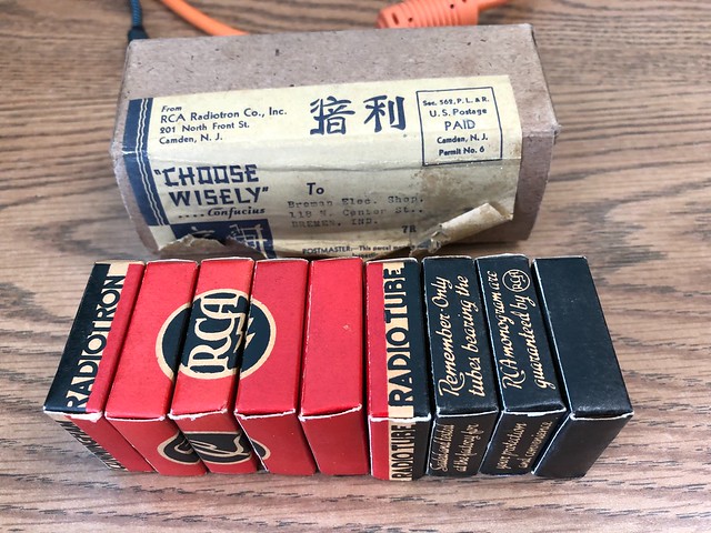 RCA Cunningham Radiotron radio tube boxes – Historic Bremen